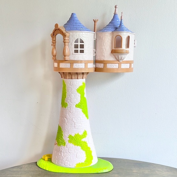 Disney | Toys | Tangled Rapunzel Tower Playset 2 Inches Tall | Poshmark